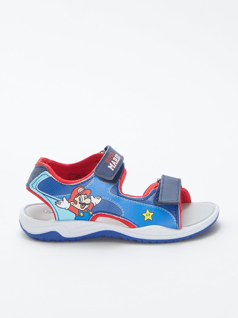 Sandales 'Mario' 'Nintendo' à scratch - BLEU - Garçon - 15.40€ - Kiabi