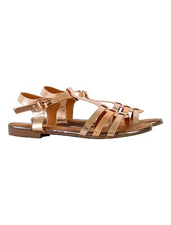 Sandales plates femme : découvrez nos modèles - Kiabi