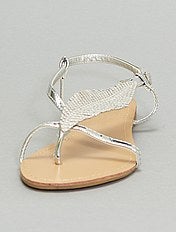 Sandales plates femme originales et pas cher Vêtements femme | Kiabi