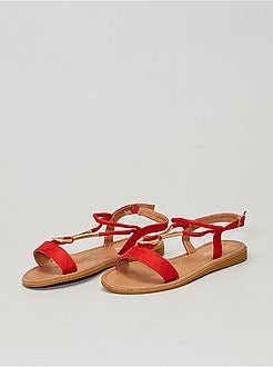 Sandales plates femme originales et pas cher Vêtements femme | Kiabi