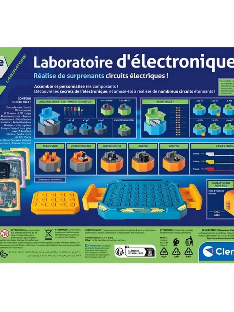 Science & Jeu : Coffret Laboratoire d'électronique - N/A - Kiabi - nu€