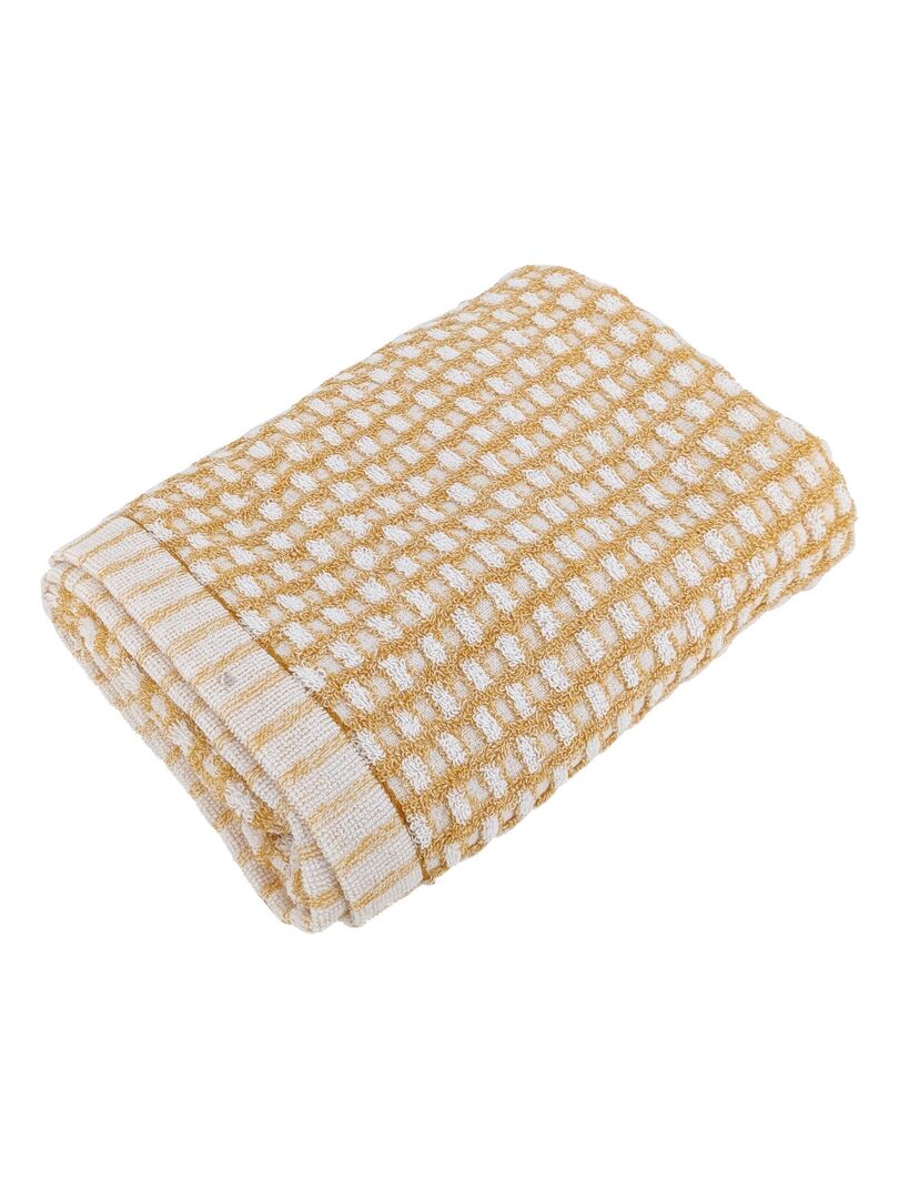 Serviette de toilette collection GLOW - Jaune - Kiabi - 12.40€