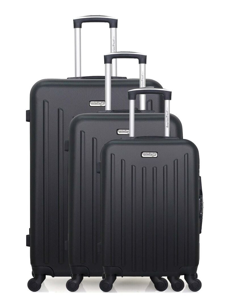 Set de 3 Valises Rigides BROOKLYN - Noir - Kiabi - 459.00€