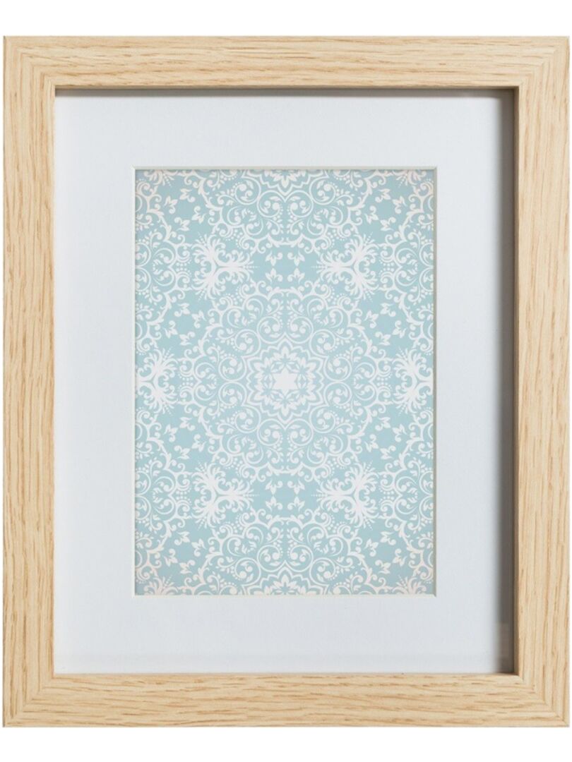 Set de 5 cadres photos naturel ethnique - Beige - Kiabi - nu€