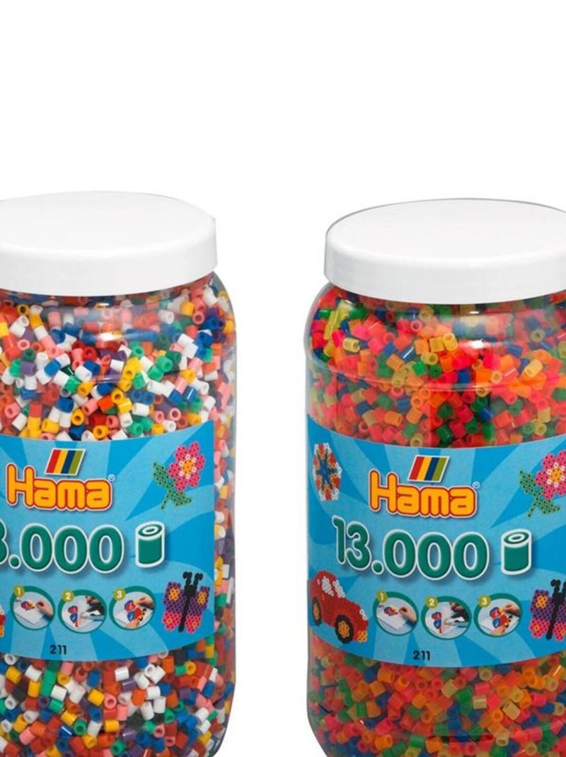 Set de deux pots de perles à repasser (env. 26000) - N/A - Kiabi - nu€