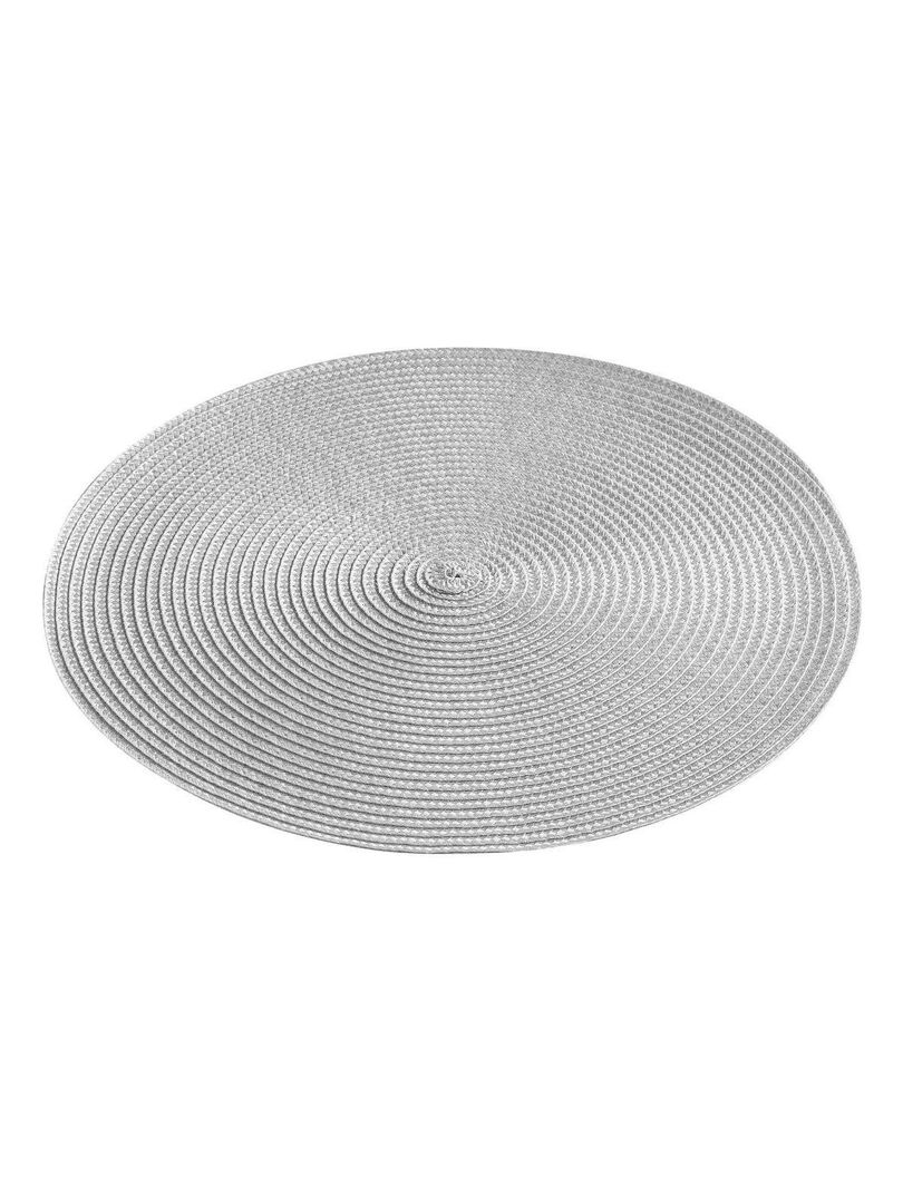 Set de table rond et coloré - Gris clair - Kiabi - 3.34€