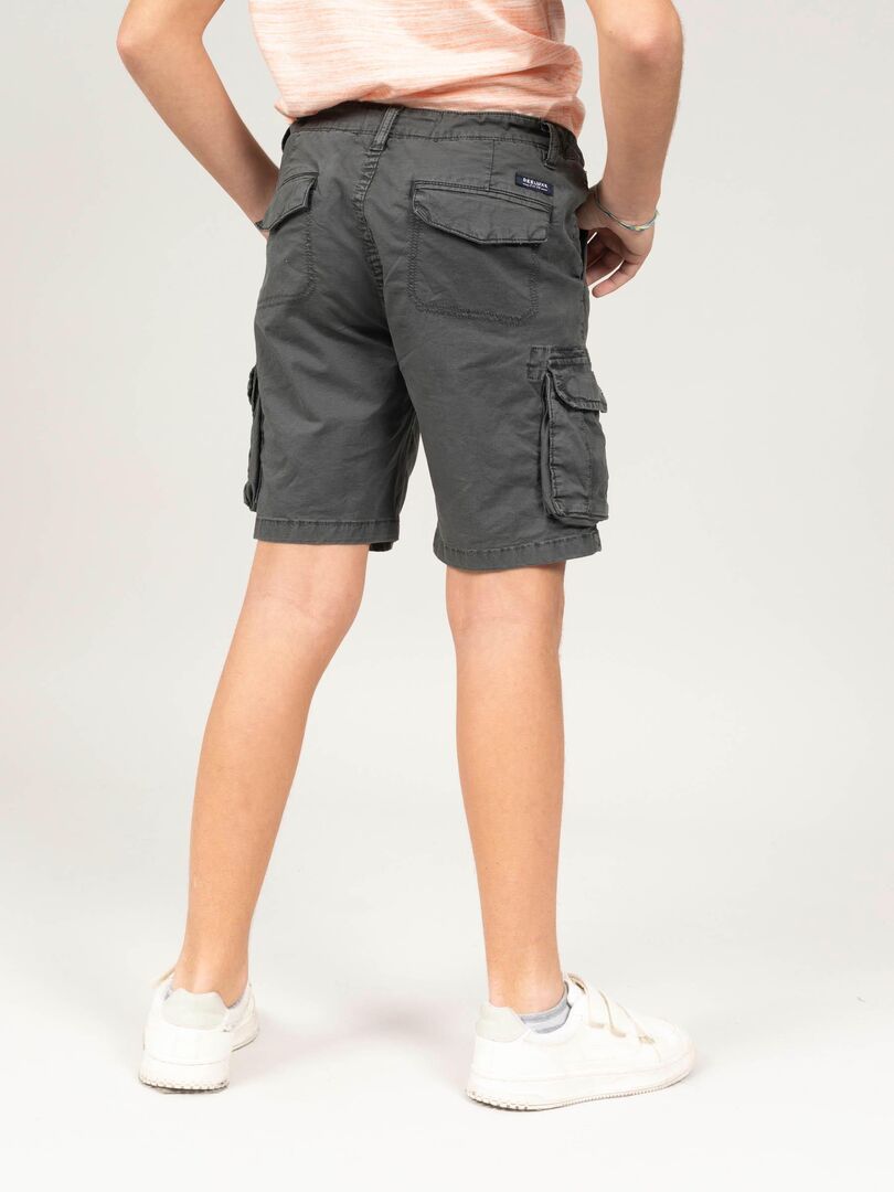 Short cargo uni 'Deeluxe' - gris anthracite - Kiabi - 17.50€