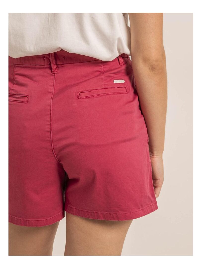 Short chino XIMENA - Rose framboise - Kiabi - 29.99€