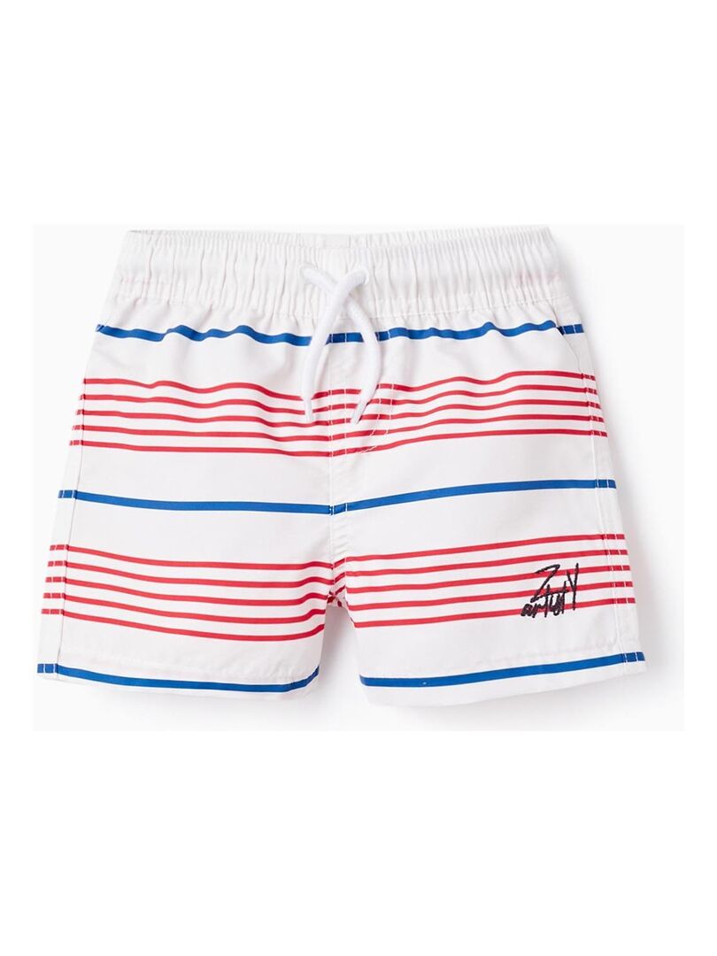 Short de bain blanc pour bébé garçon PICASSO - Rouge - Kiabi - 18.99€