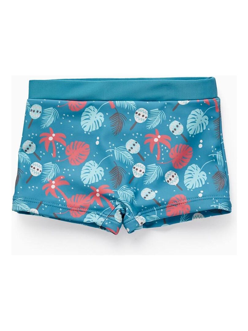 Short de bain UPF80 pour Bébé Garçon 'Tropical' - Bleu - Kiabi - 16.99€