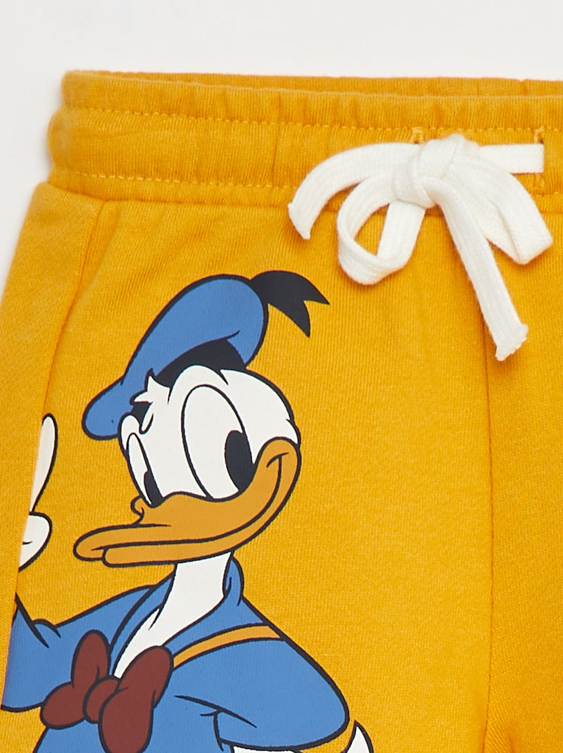 Short en french terry 'Disney' - JAUNE - Bébé garçon - 7.00€ - Kiabi