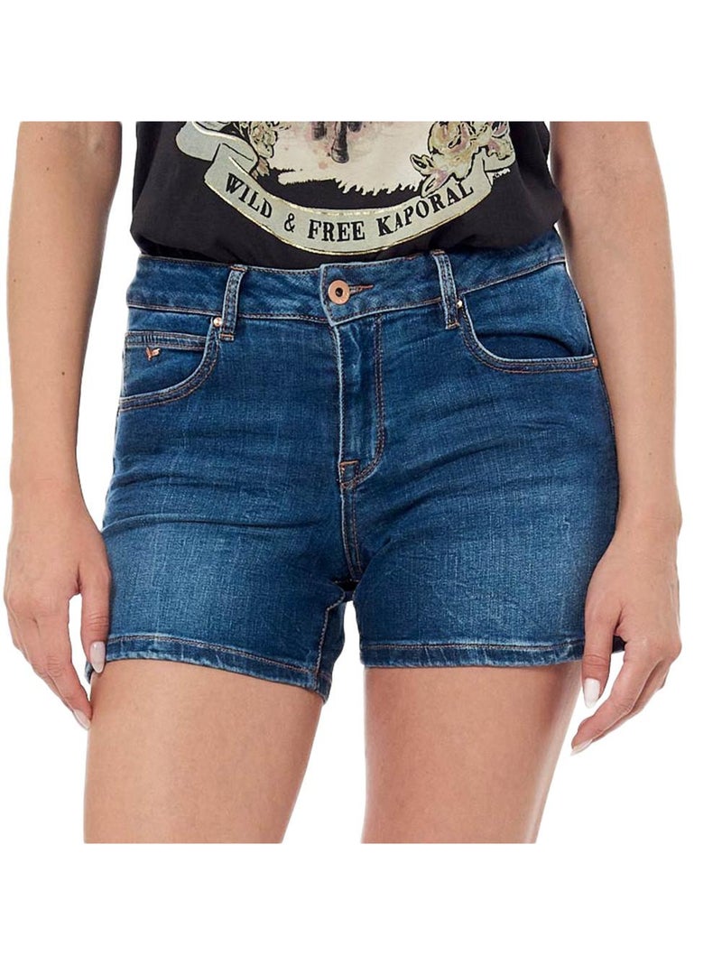 Short en Jean Femme Kaporal Luca - Bleu - Femme - 34.99€ - Kiabi