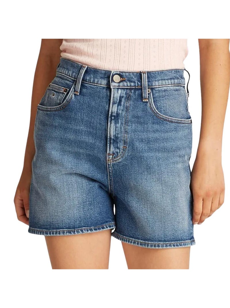 Short en Jean Femme Tommy Hilfiger Mom - Bleu - Femme - 52.99€ - Kiabi