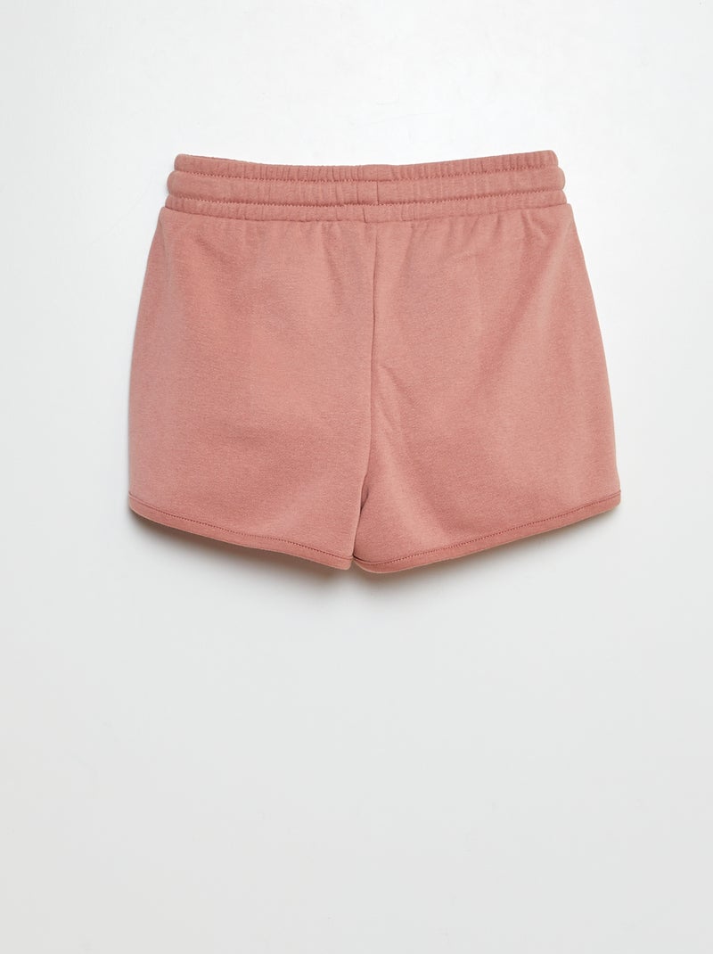 Short en molleton fin (French-Terry) - ROSE - Fille - 3.60€ - Kiabi