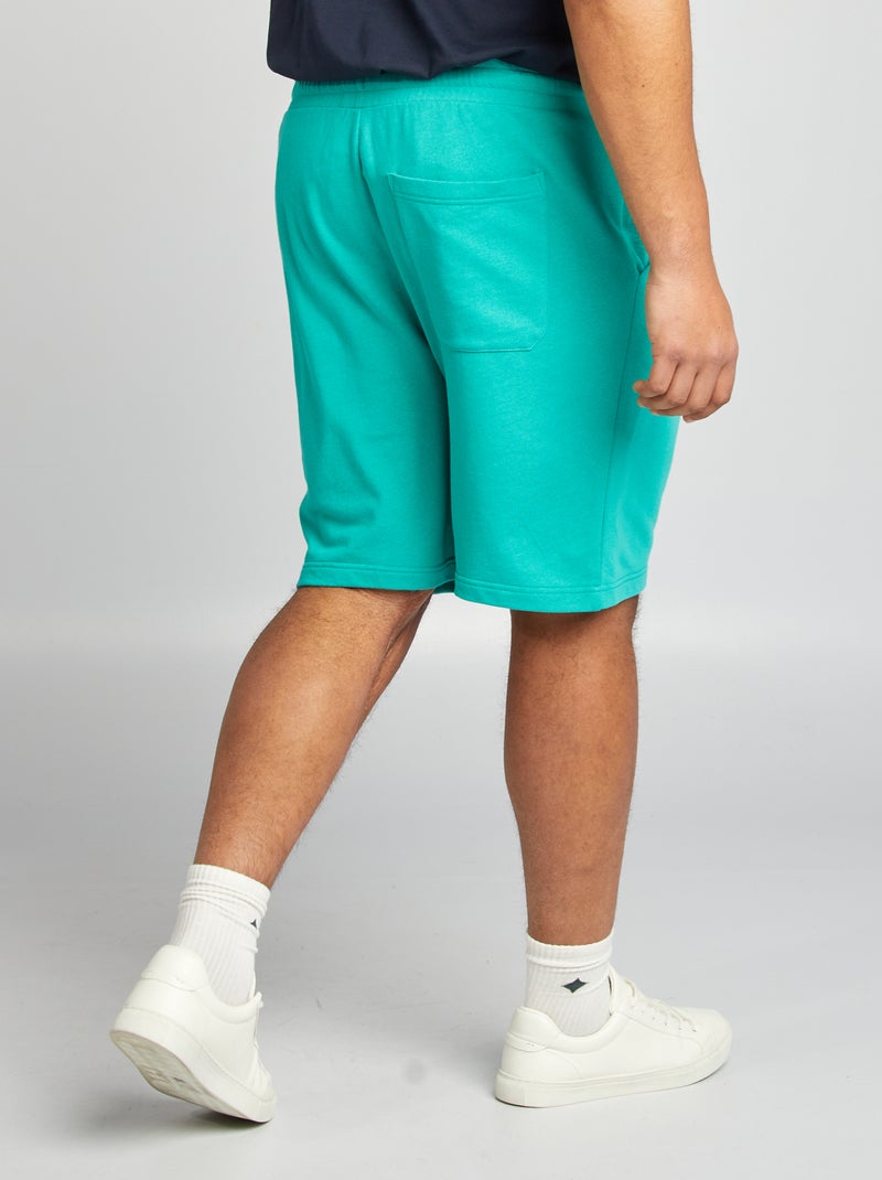 Short en molleton - Vert - Grandes tailles - Homme - 9.60€ - Kiabi
