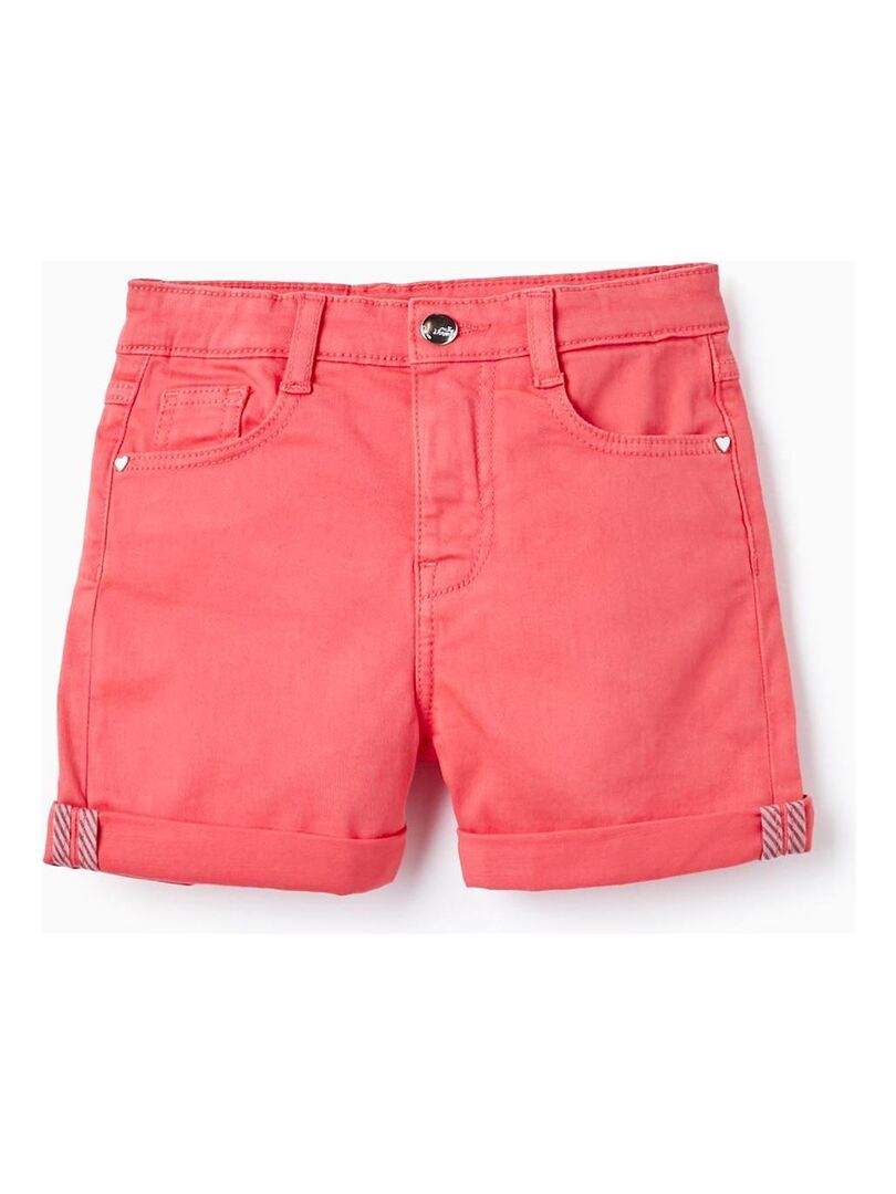 Short en sergé corail pour fille CUBA - Rose - Kiabi - 17.99€