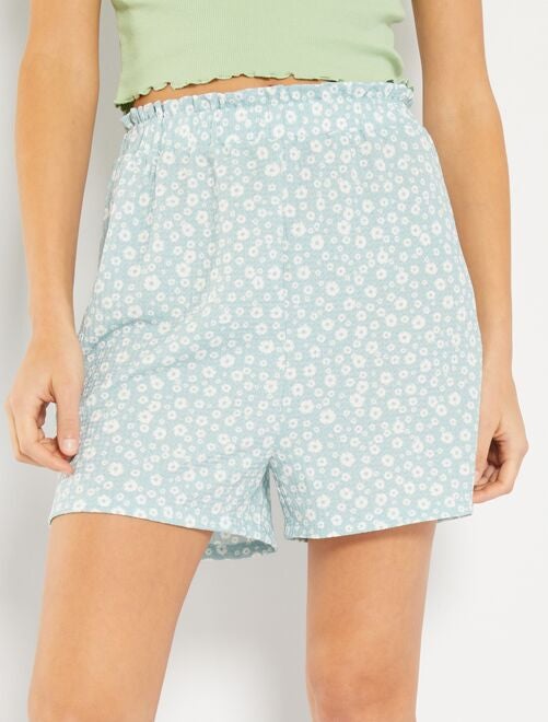 Short ado fille - bleu - Kiabi