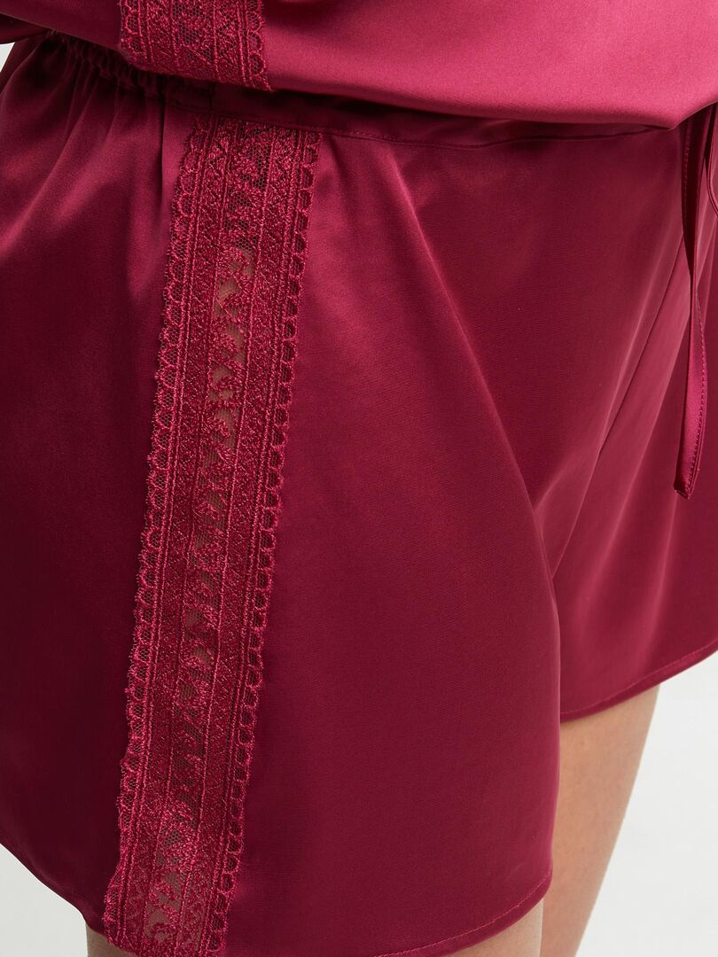 Short satin Chimene - RougeGorge Lingerie - Rouge - Kiabi - 10.00€