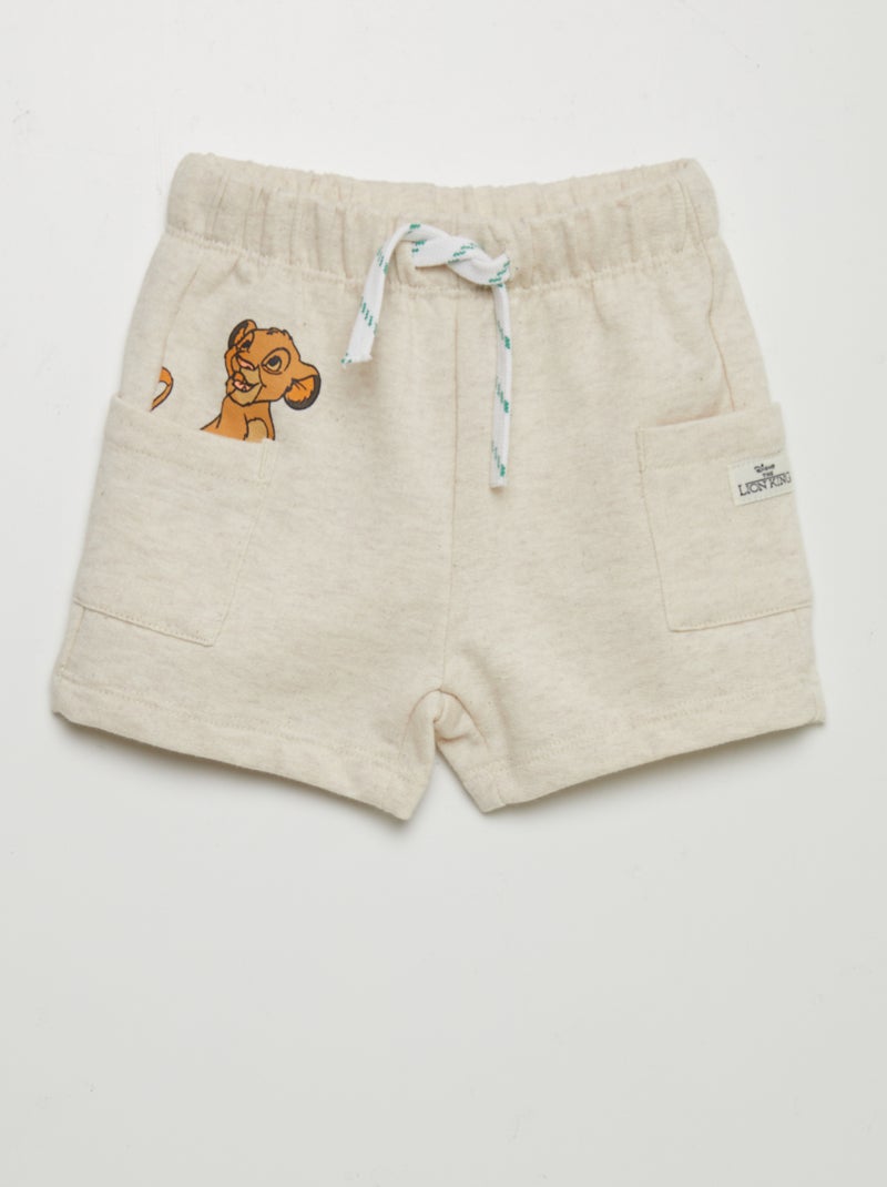 Short 'Simba' de 'Disney' - Beige - Kiabi - 7.00€