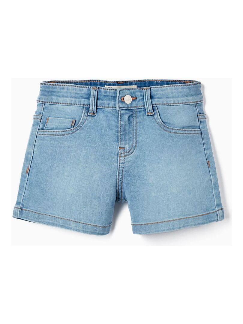 Shorts en jean pour fille THE WAVE TRIBE - Bleu clair - Kiabi - 18.99€