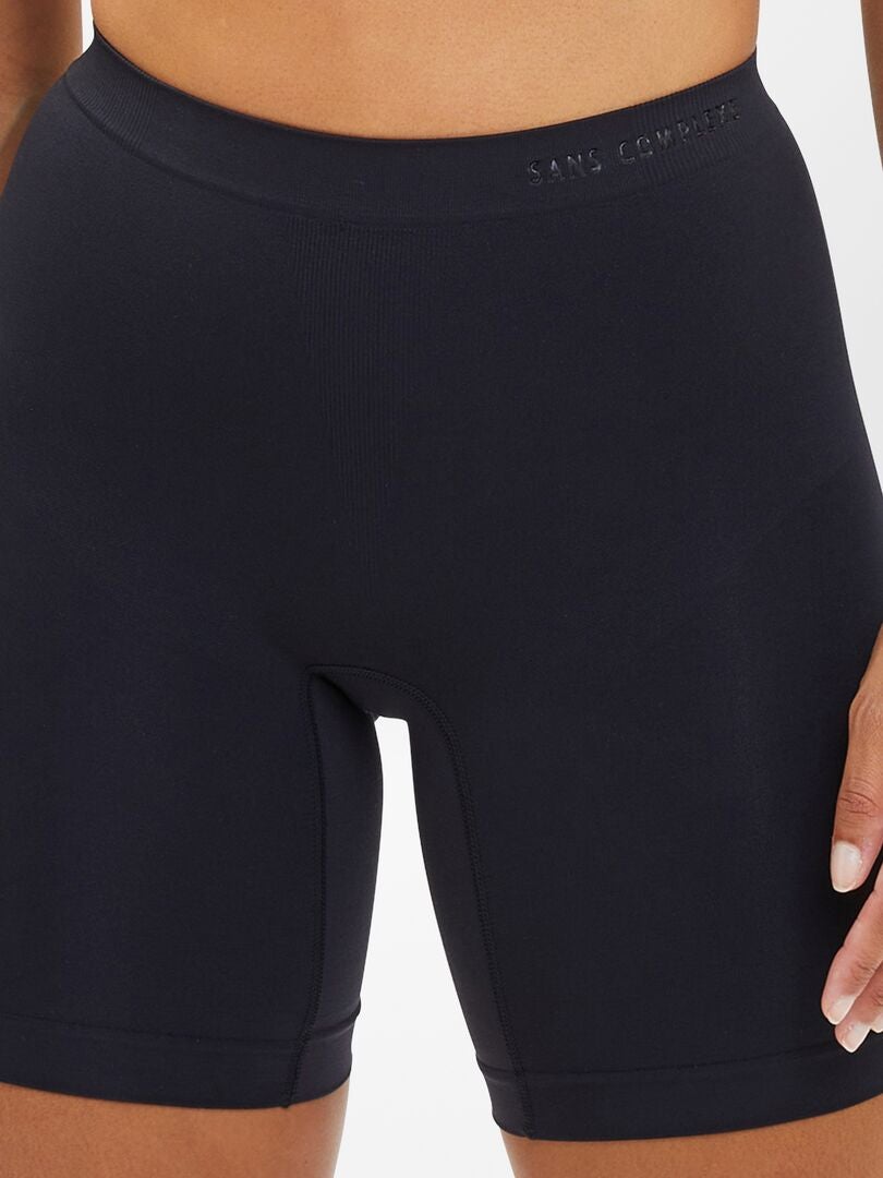 Shorty anti-frottement 'Sans complexe' - noir - Kiabi - 20.00€