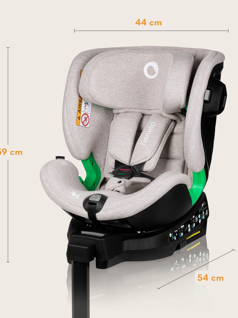Siège-auto bébé évolutif LIONELO Harmony iSize - 40-150cm - Groupe 0+/1 ...