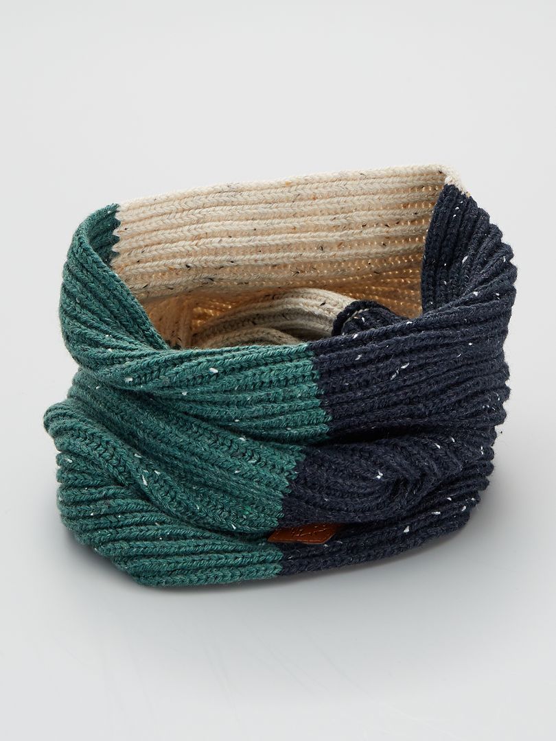 Snood 3 coloris - bleu marine - Kiabi - 7.00€