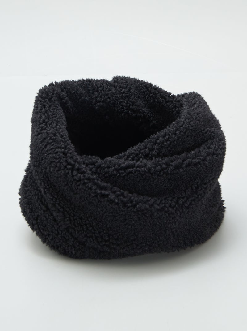 Snood effet moutonné - noir - 2.70€ - Kiabi