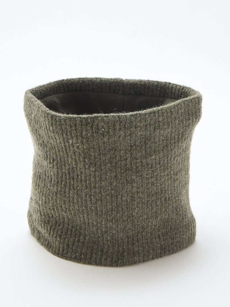 Snood en maille uni - Vert - Garçon - 3.60€ - Kiabi