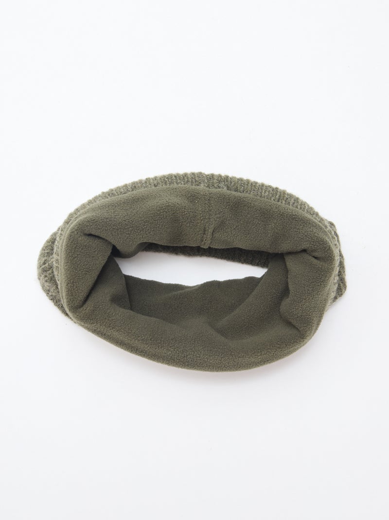 Snood en maille uni - Vert - Garçon - 3.60€ - Kiabi