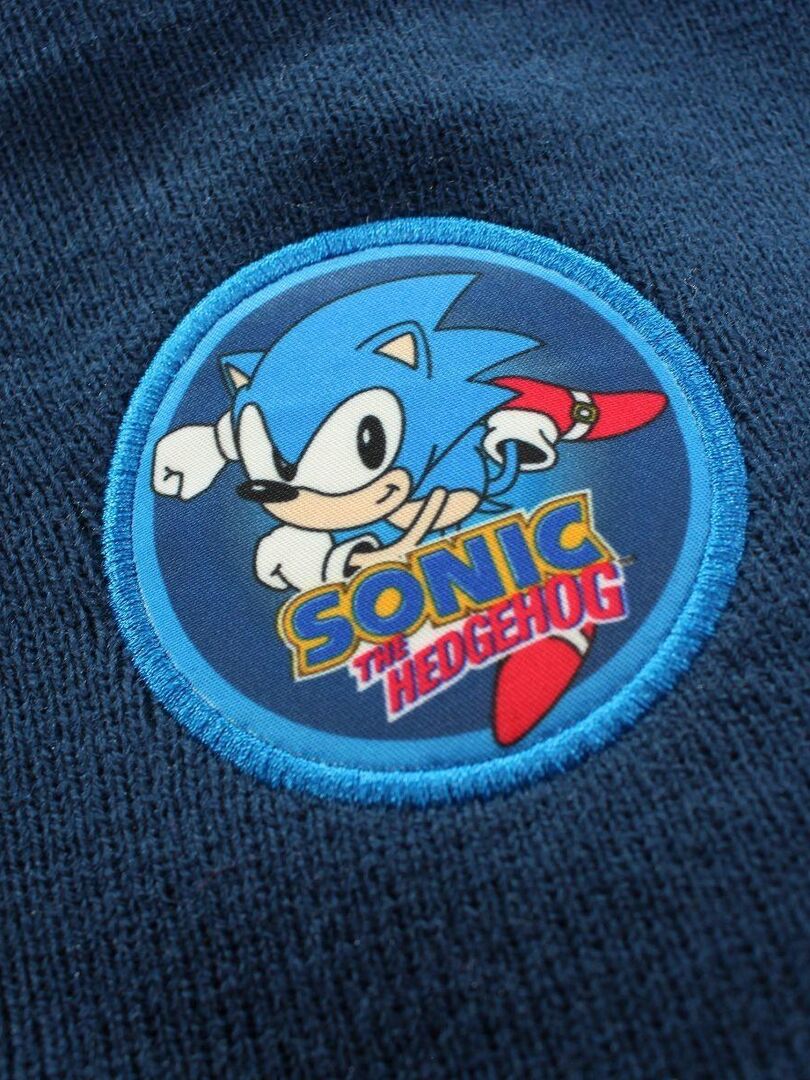 Sonic - Bonnet garçon imprimé Sonic - Bleu - Kiabi - nu€