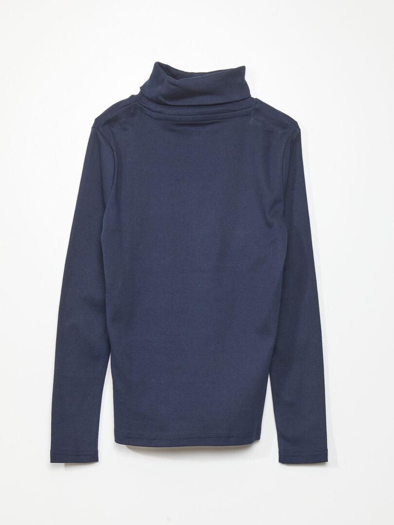 Sous-pull avec imprimé - Bleu marine - Kiabi - 5.00€