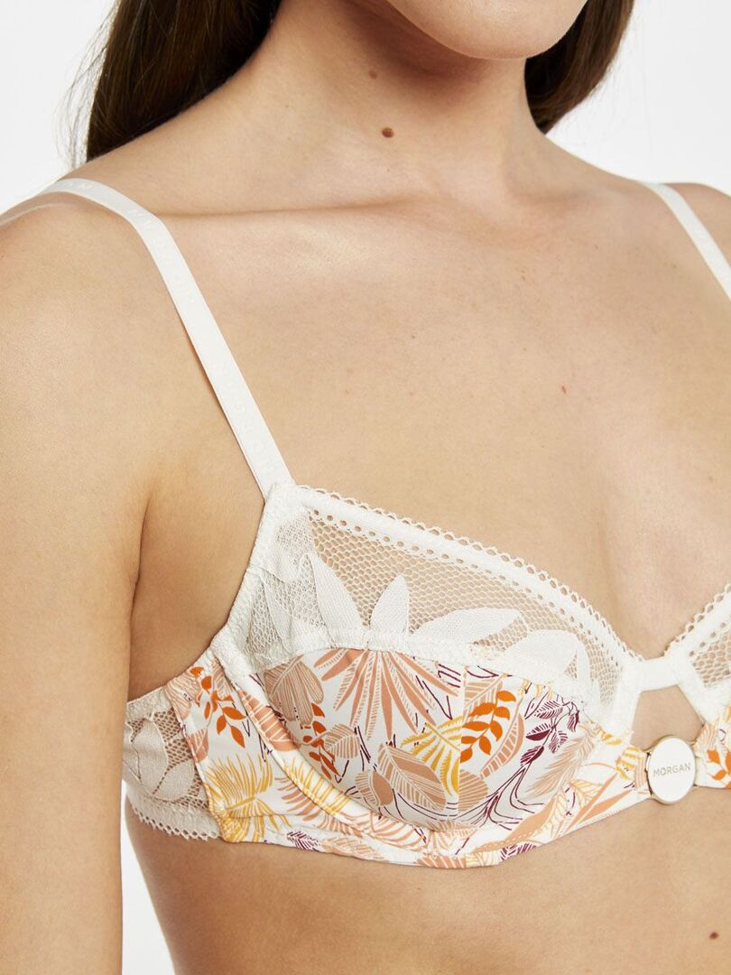 Soutien-gorge à armatures ANAIS - Morgan Lingerie - Blanc - Kiabi - 31.00€