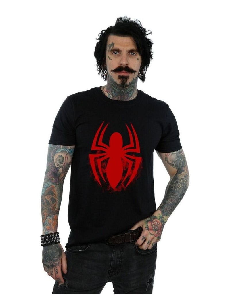 Spider-Man - T-shirt motif/style logo - Noir - Homme - 25.99€ - Kiabi