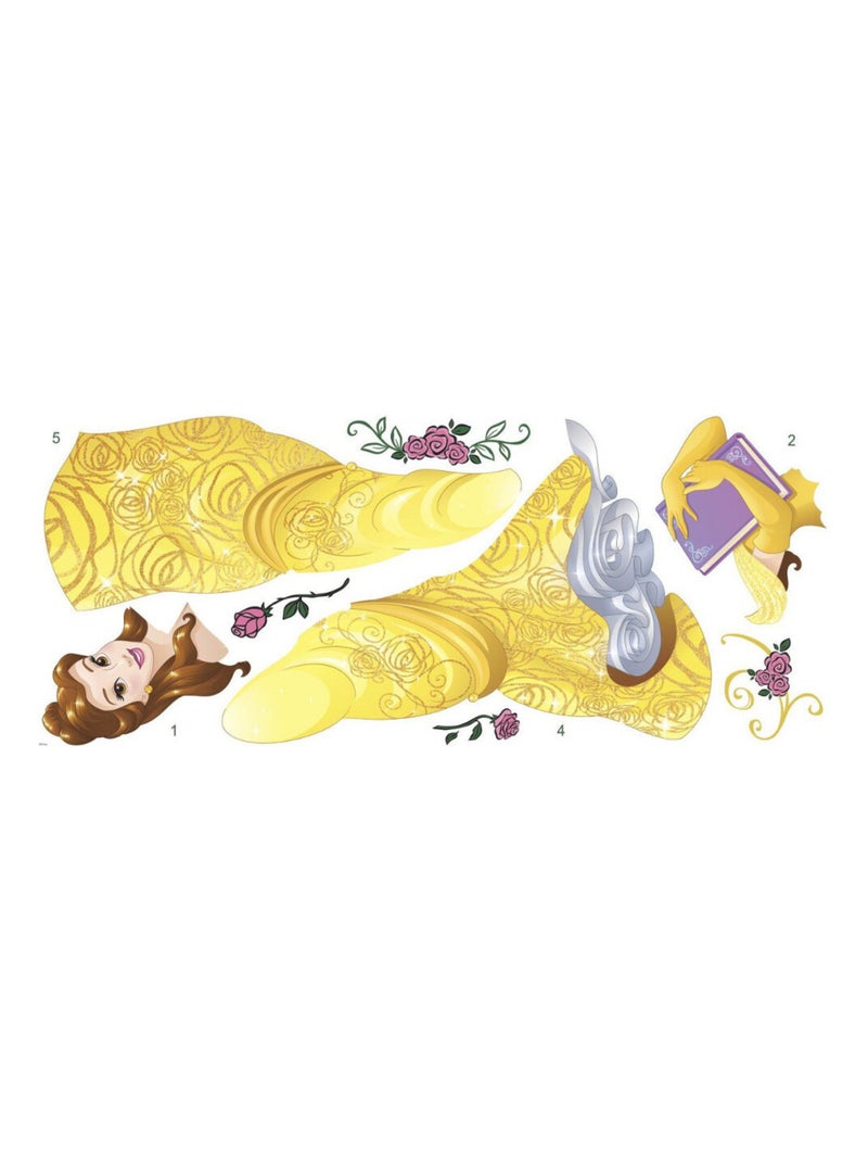 Stickers Princesse Belle Disney - Jaune - Enfant - 43.99€ - Kiabi