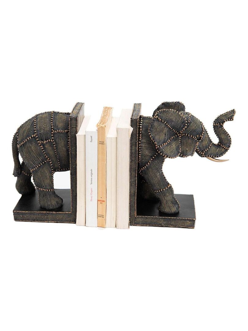 Stop-livres Elephant en résine - Doré/or - Kiabi - 131.39€