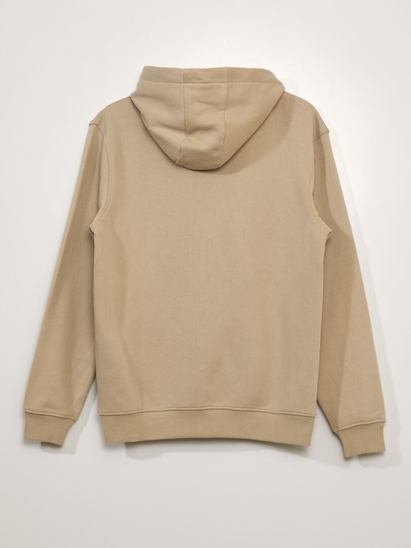 Sweat à capuche en molleton - BEIGE PEPP - Kiabi - 20.00€