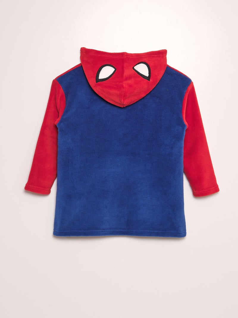 Sweat à capuche en polaire 'Spider-Man' 'Marvel' - Rouge - Kiabi - 5.40€