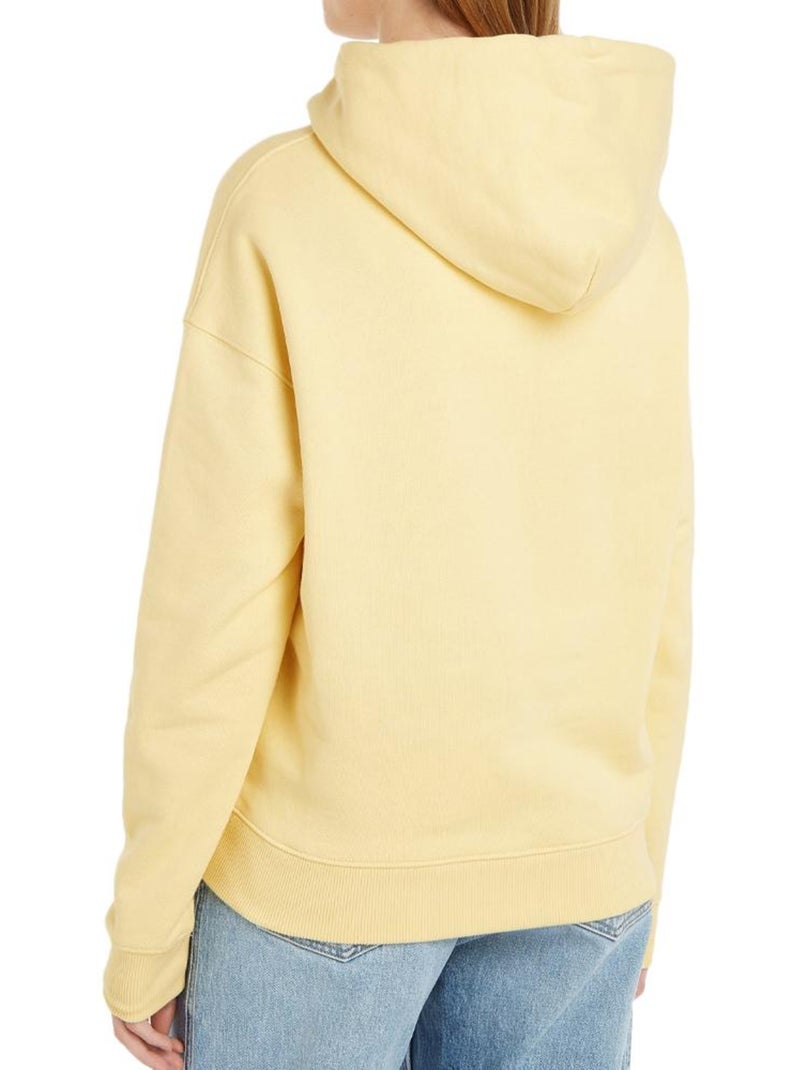 Sweat à capuche Femme Tommy Hilfiger - Jaune - Femme - 71.99€ - Kiabi