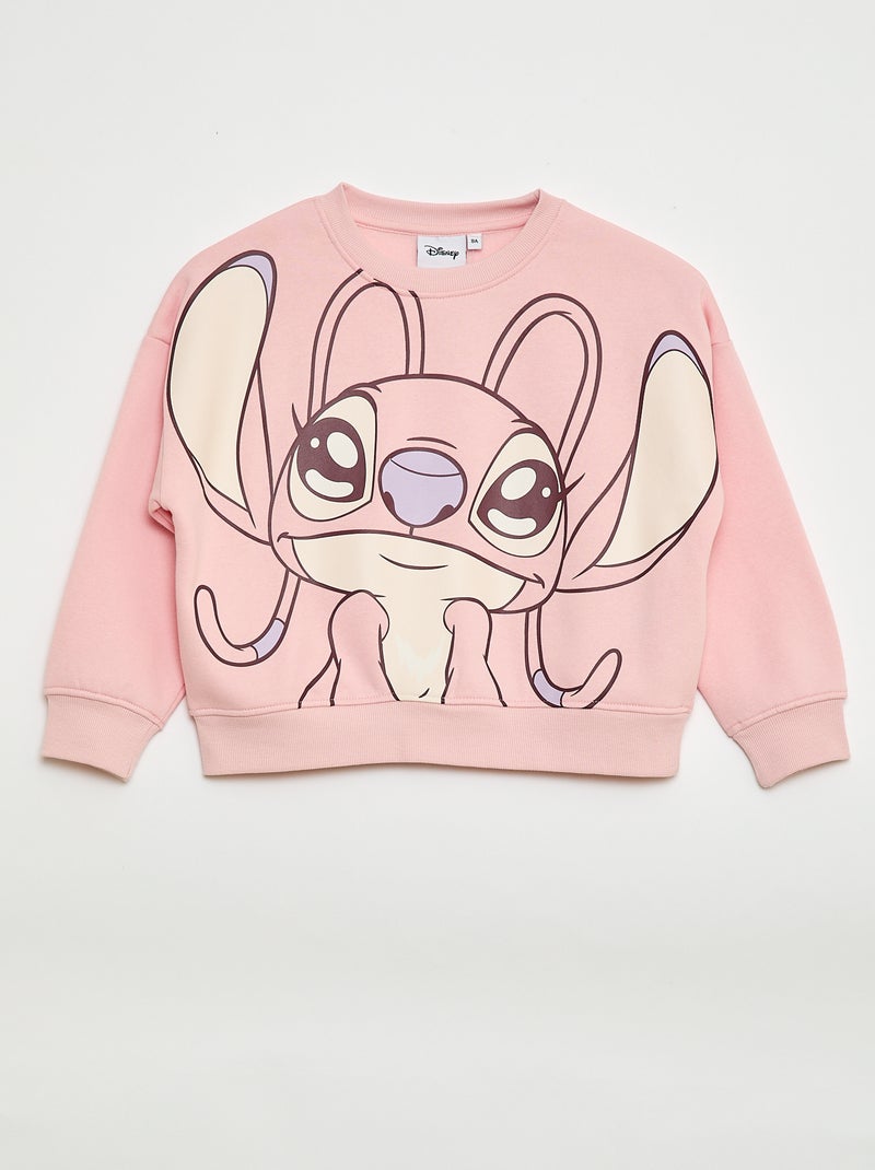 Sweat 'Angel 'Disney' - Rose - Fille - 14.00€ - Kiabi