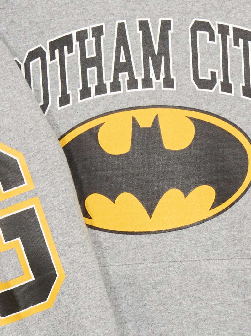 Sweat en molleton 'Batman' - Gris - 16.00€ - Kiabi