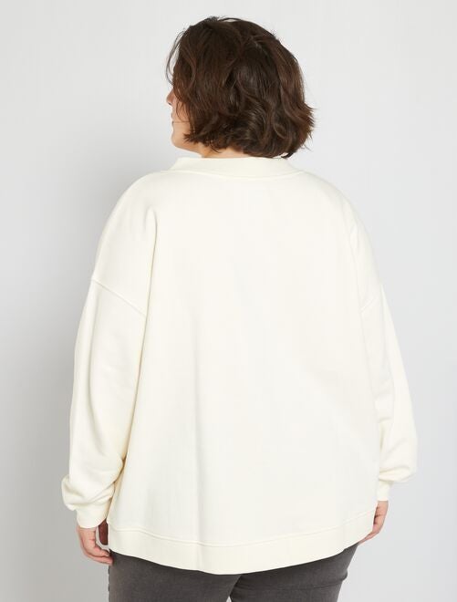 Sweat col V femme - Kiabi