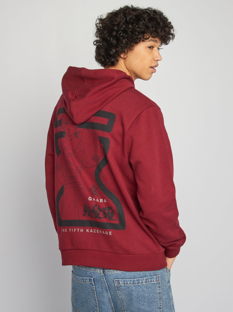 Sweat en molleton 'Naruto' - Rouge - Ado garçon - 10.00€ - Kiabi