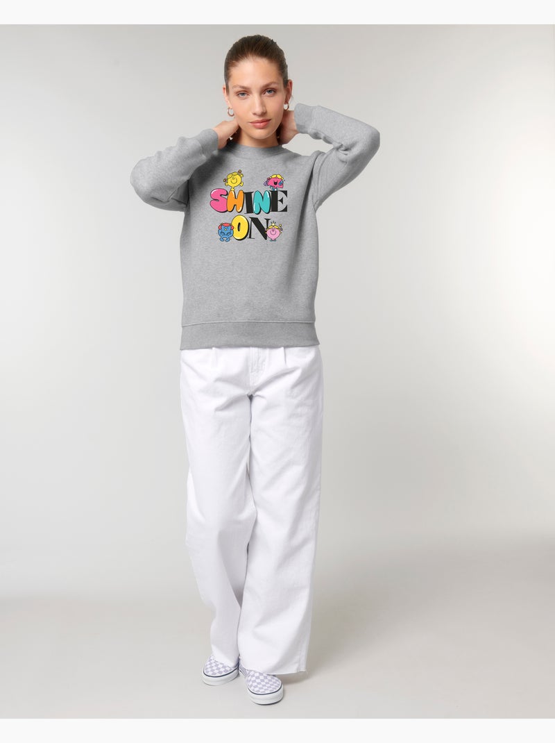 Sweat Femme - SHINE ON - Gris chiné - Femme - 22.99€ - Kiabi