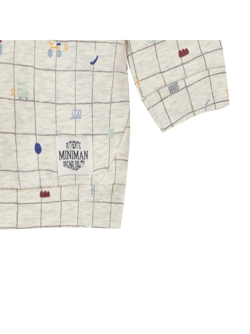 Sweat Imprimé En Molleton 'miniman' - Beige - Kiabi - nu€