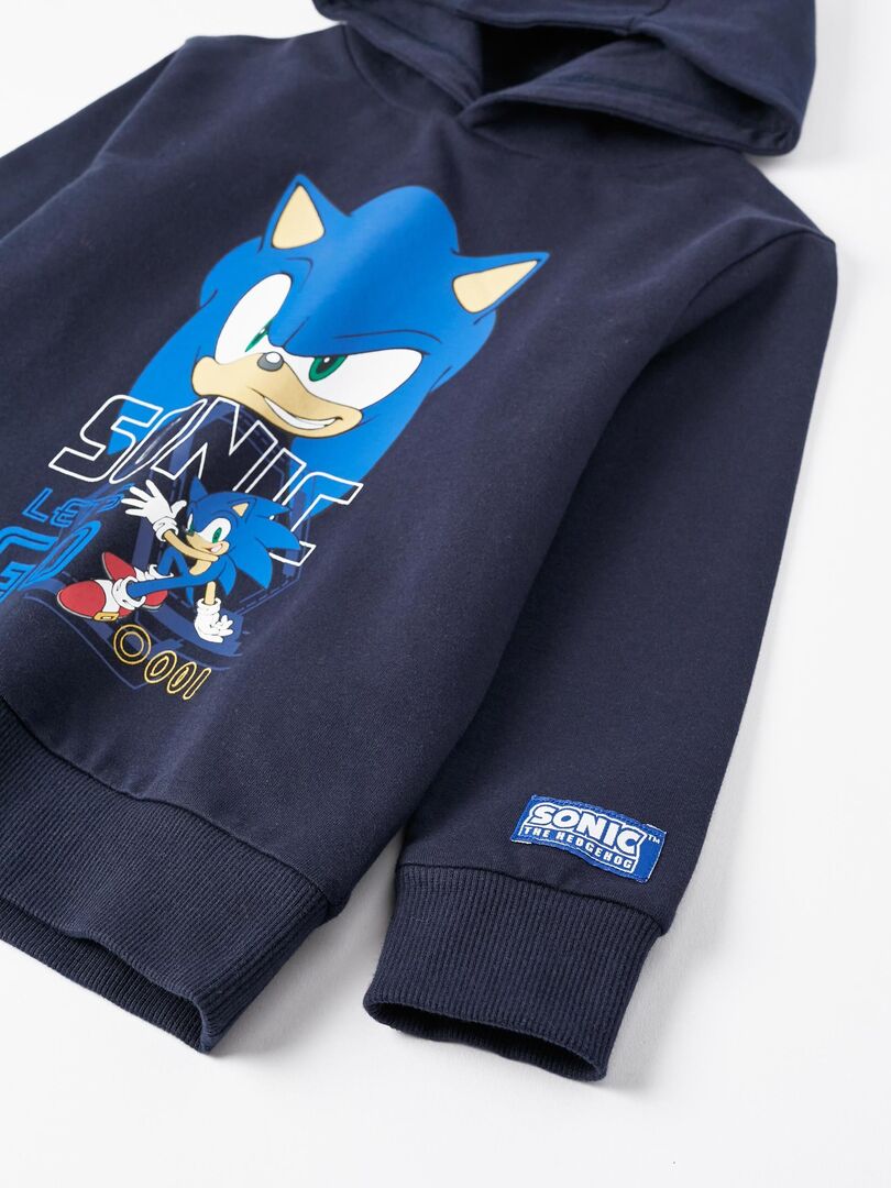 Sweat manches longues sonic 'Zippy' - Bleu - Kiabi - nu€