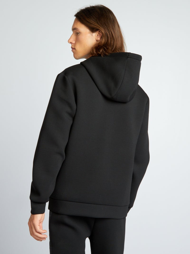 Sweat néoprène à capuche - Noir - Kiabi - 20.00€