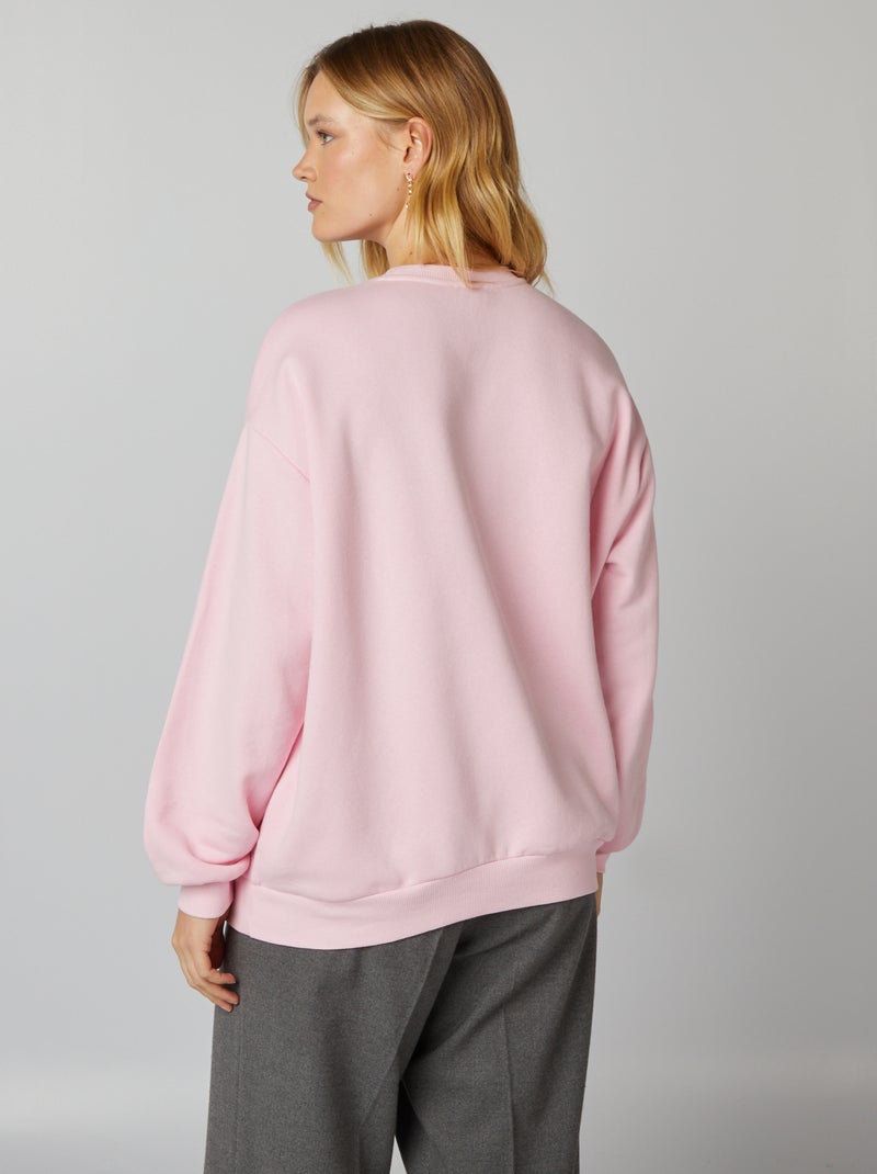 Sweat oversize - Rose - Kiabi - 25.00€