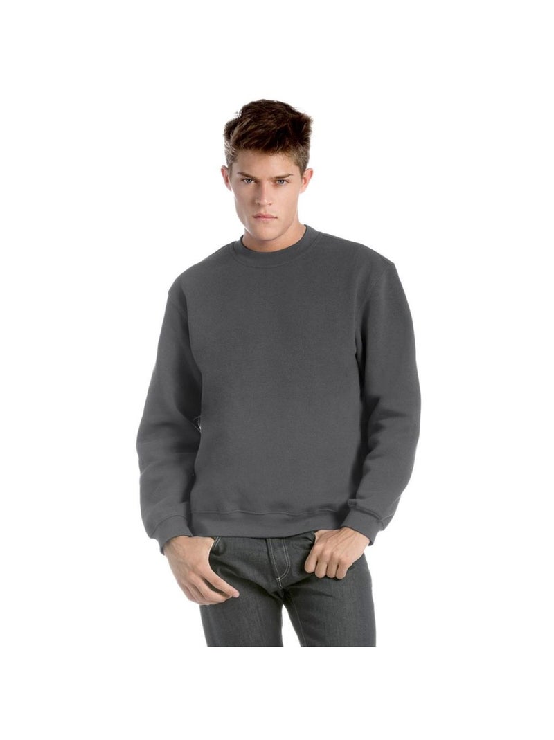 Sweat-shirt à col ras du cou B&C Unisex Set In Modern Cut - Gris ...