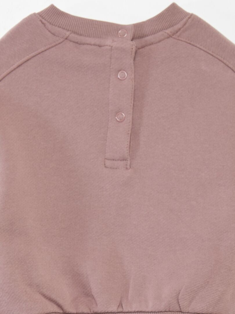 Sweat uni - Violet - Kiabi - 8.00€